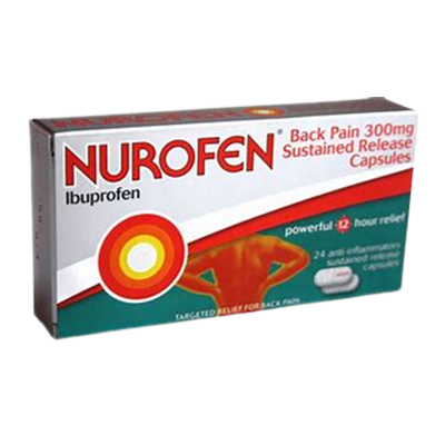 Nurofen Back Pain 300mg SR Capsules 24s | Pharmily