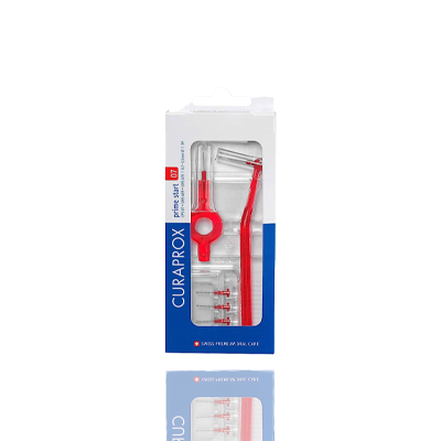 Curaprox CPS 08 Prime Start Interdental Brush Kit - 5 x 0.8mm - 3.22mm ...
