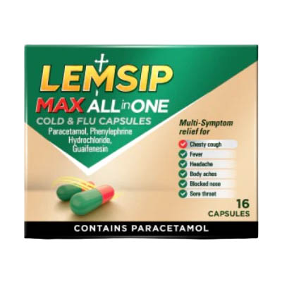 Lemsip Max All In One Capsules 16s | Pharmily