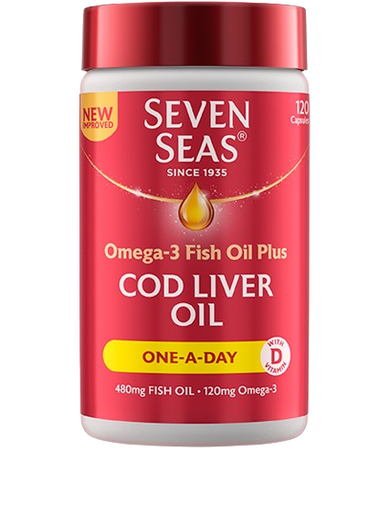 Seven Seas Cod Liver Oil One-A-Day Capsules 120s | Pharmily