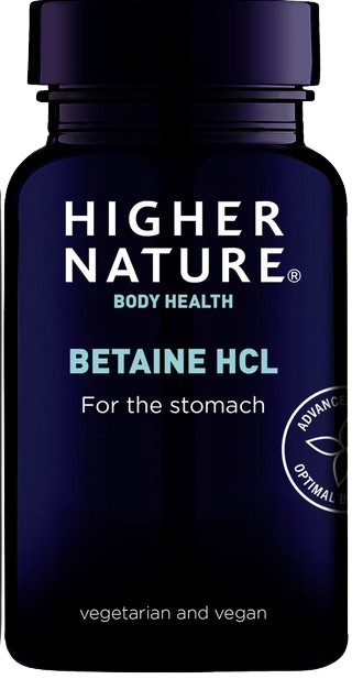 Higher Nature Betaine HCL 90's | Pharmily
