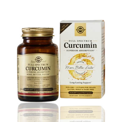 Solgar Curcumin Full Spectrum 30's Liquid Extract Softgels | Pharmily